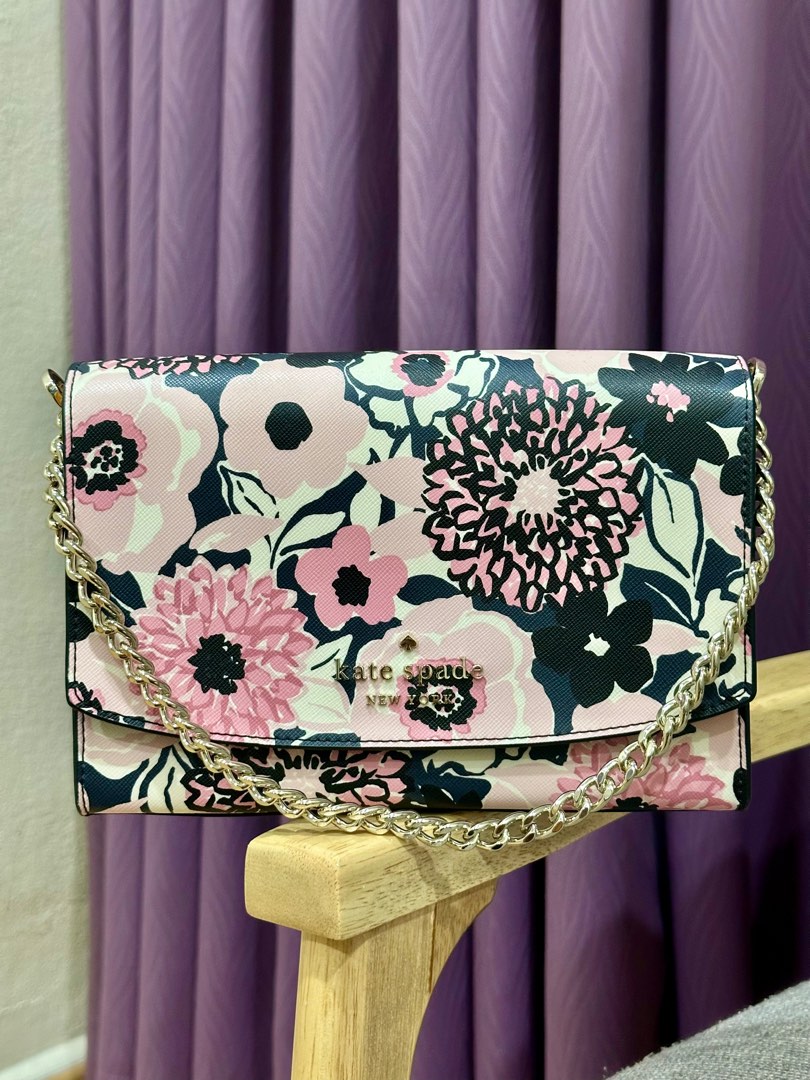 Kate Spade New York Carson Dahlia Floral, Women's Fashion, Bags ...