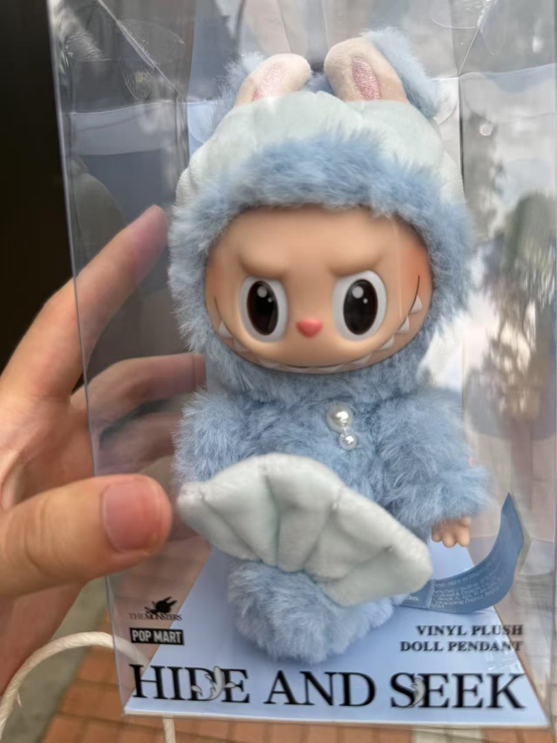 labubu hide and seek merbubu blue tag, Hobbies & Toys, Toys & Games on ...