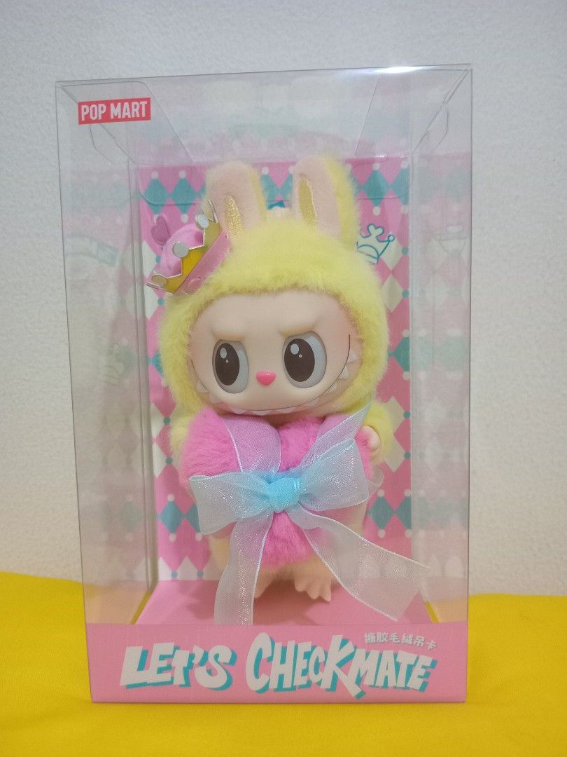 Labubu Let's checkmate Series the monster Vinyl Plush hanging bag Charm ...