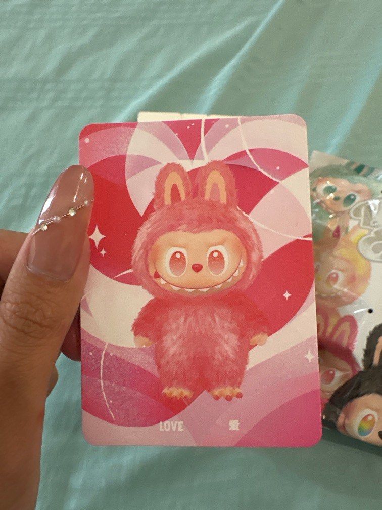 Labubu (real) love, Hobbies & Toys, Toys & Games on Carousell