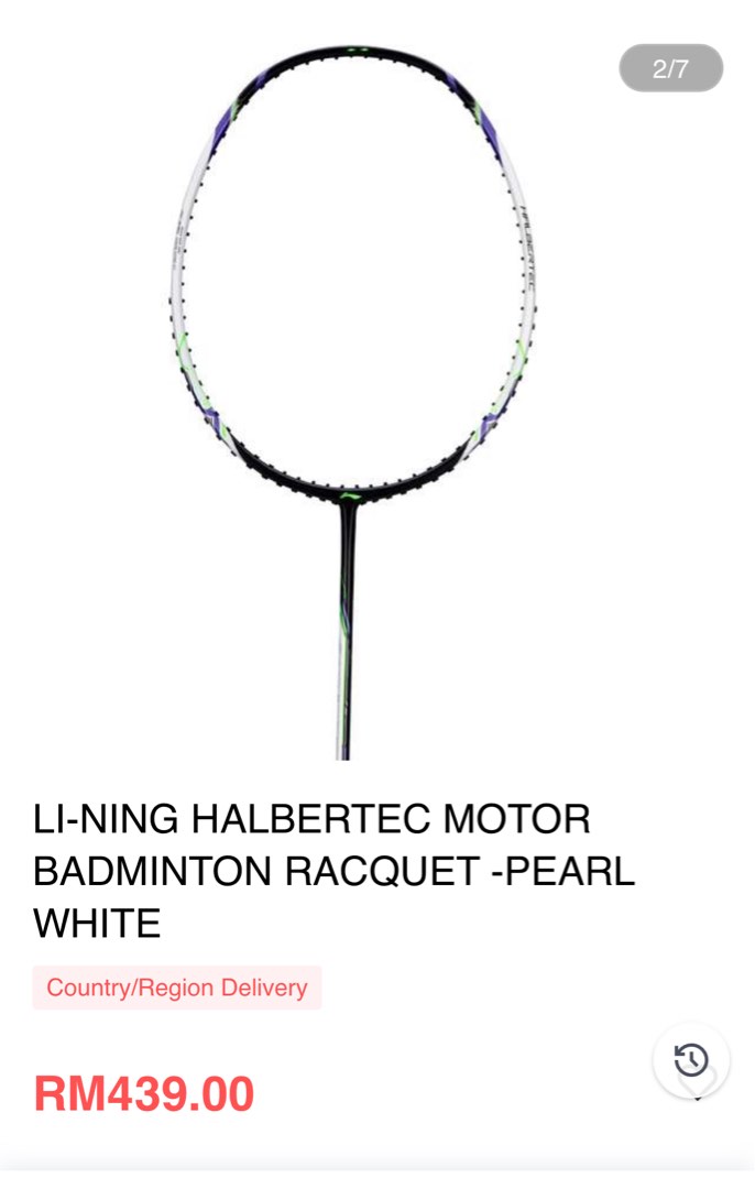 Li-Ning Halbertec Motor Badminton Racquet | 100% Original, Sports ...