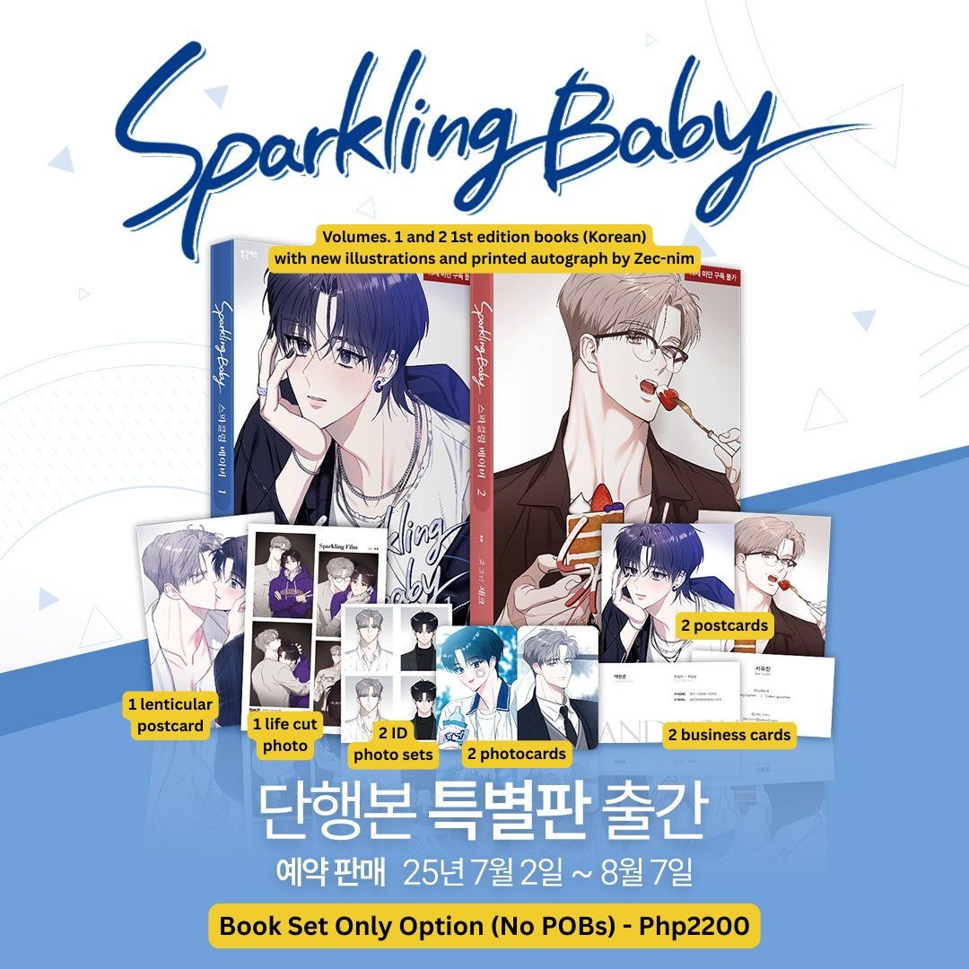 [m18 KR BL MERCH] Sparkling Baby Vols. 1 and 2 Limited Edition Set ...