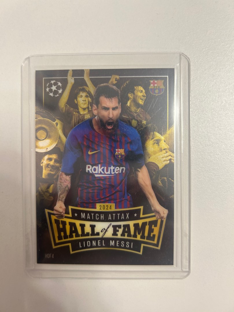 Match Attax 24/25 Hall Of Fame Lionel Messi, 興趣及遊戲, 收藏品及紀念品, 明星周邊 ...