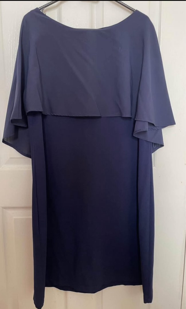 Midnight Blue Dress (plus size), Women's Fashion, Dresses & Sets ...