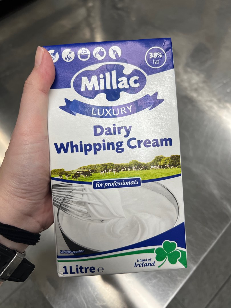 Millac Luxury Dairy Whipping Cream - 1 Litre, Food & Drinks, Packaged ...