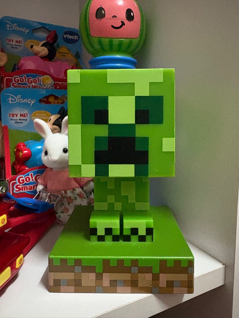 Minecraft Creeper Lamp, Hobbies & Toys, Toys & Games on Carousell