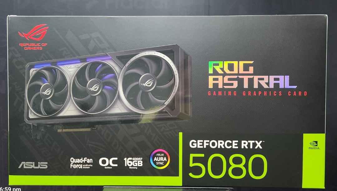 【NEW】ASUS ROG ASTRAL RTX 5080 OC EDITION, Computers & Tech, Parts ...