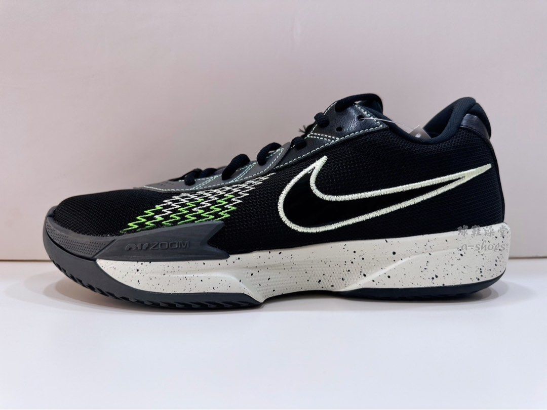 「球鞋澡堂」Nike 籃球鞋 Air Zoom GT Cut Academy EP 黑 綠 氣墊 運動鞋 FB2598-001, 他的時尚 ...