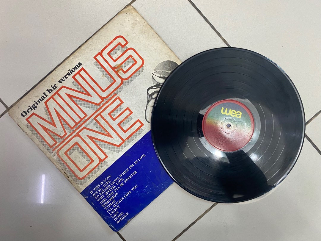 Original Hit Versions - MINUS ONE - Philippines Music Album Vinyl Plaka ...
