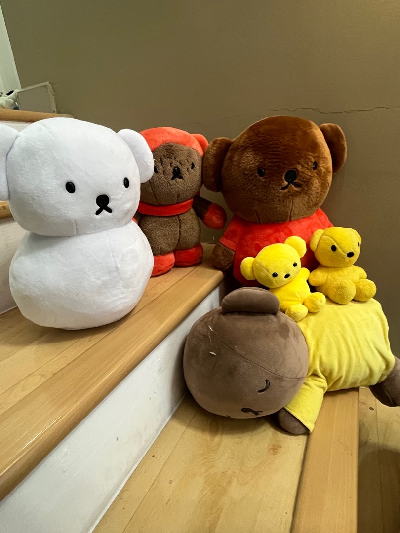 Original Miffy Friend Boris Bear, Hobbies & Toys, Toys & Games on Carousell