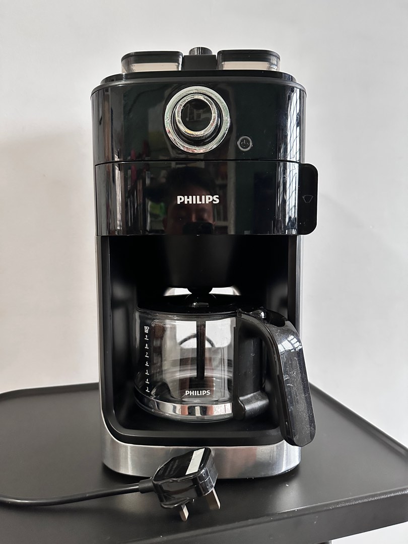 Philips Coffee Maker HD7762 Grind & Brew with Filters, TV & Home ...