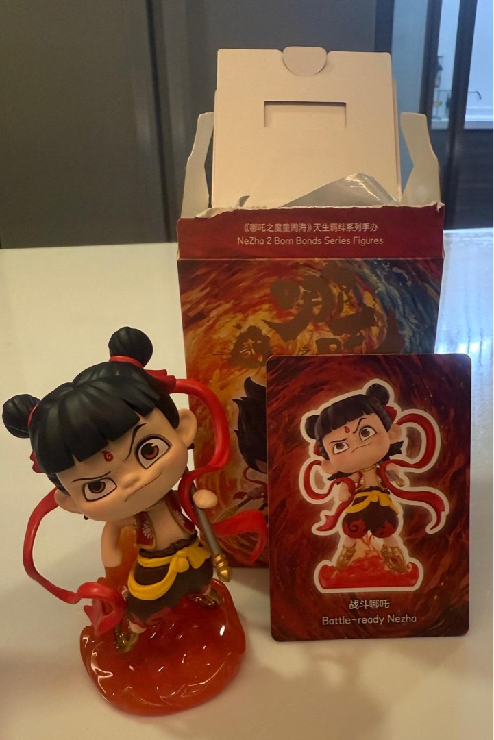 POP MART Nezha 2 Born Bonds Series, Hobbies & Toys, Toys & Games on ...