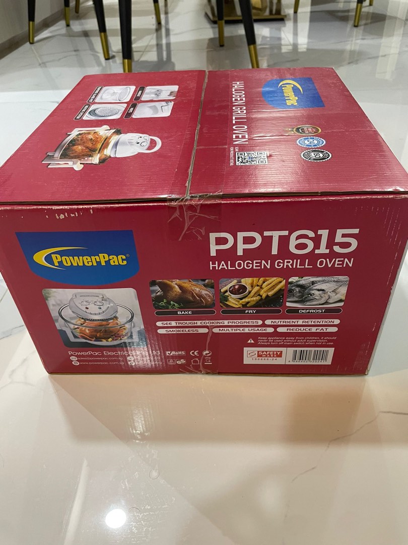 PowerPac Halogen Grill Oven, TV & Home Appliances, Kitchen Appliances ...