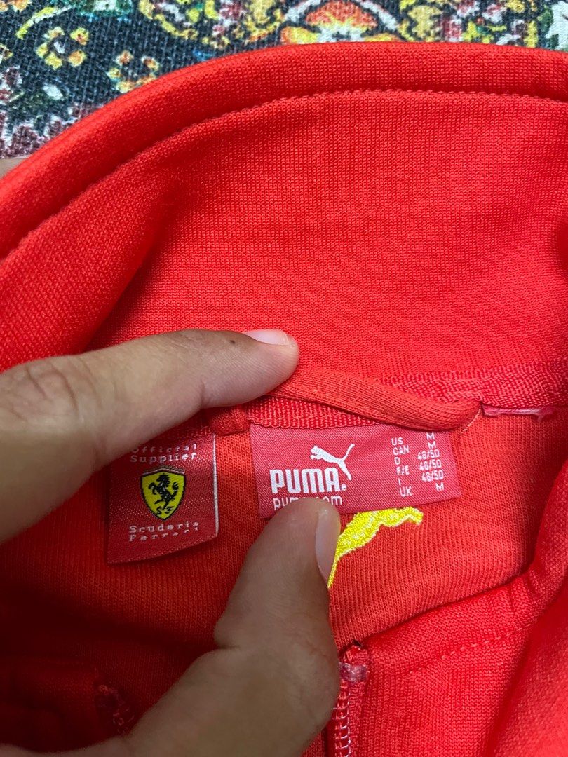 Puma X Ferrari Tracktop, Men's Fashion, Coats, Jackets and Outerwear on ...