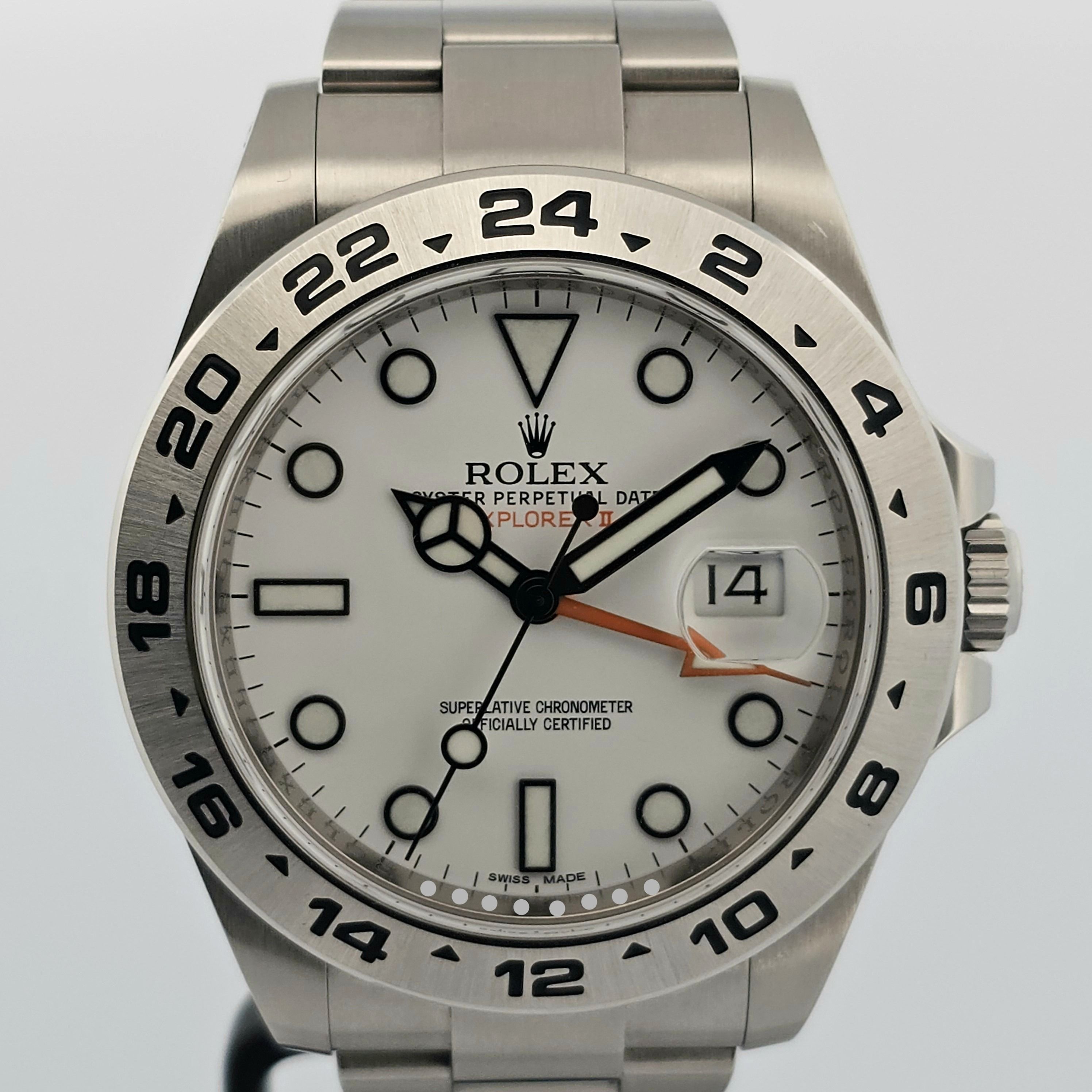 Rolex Explorer II White Dial 216570, Luxury, Watches on Carousell