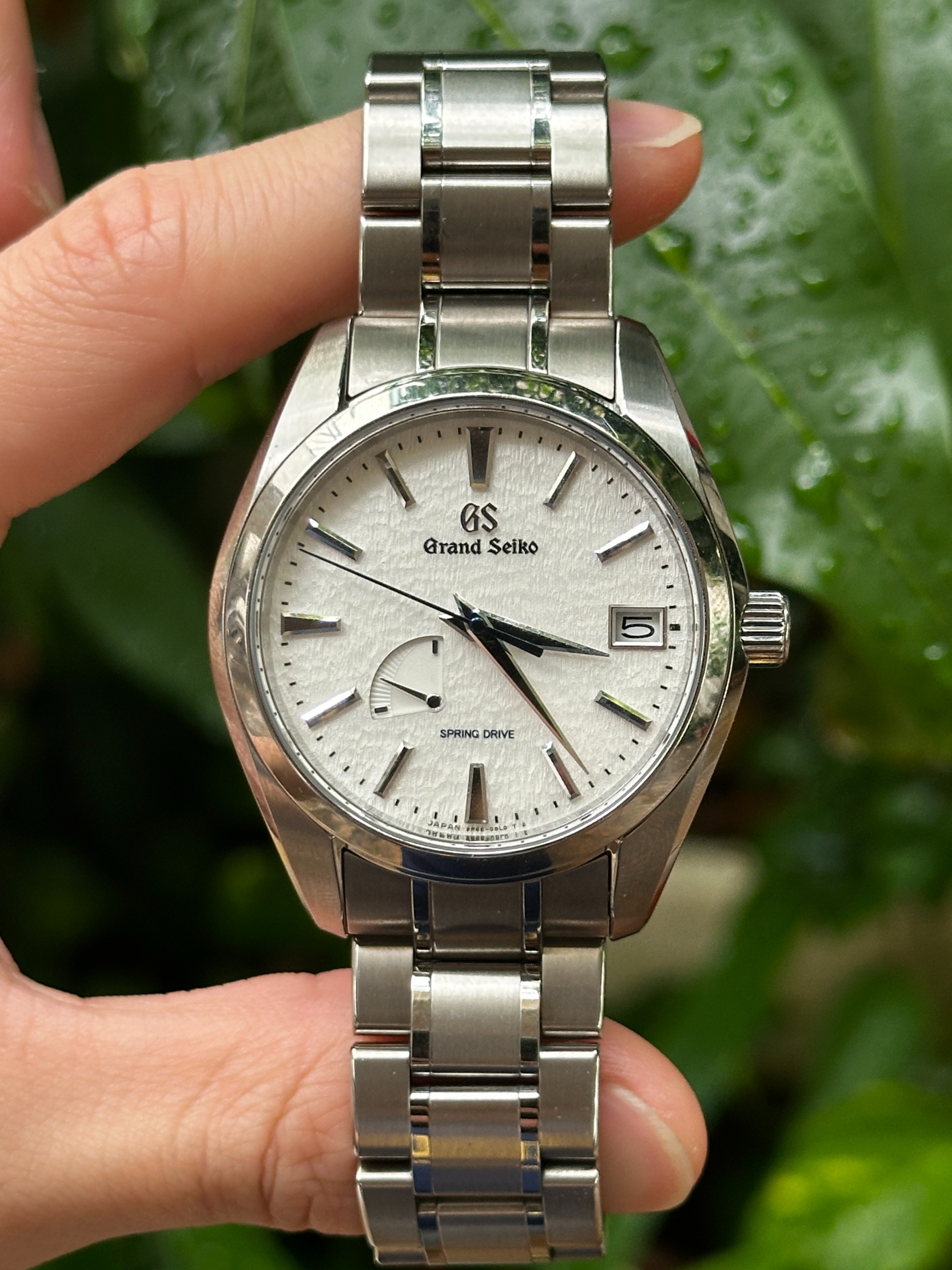 (Serviced 2024) Grand Seiko SBGA211 SBGA211G Snowflake Spring Drive ...