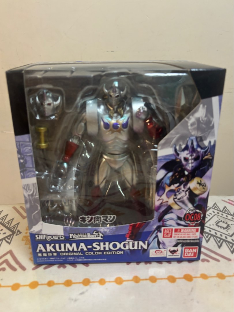 SHF AKUMA-SHOGUN 筋肉人 惡魔將軍, 興趣及遊戲, 玩具 & 遊戲類 - Carousell