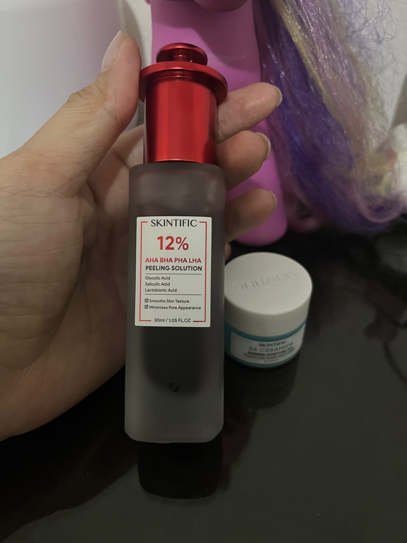 Skintific peeling serum and barrier moisture gel, Kesehatan ...