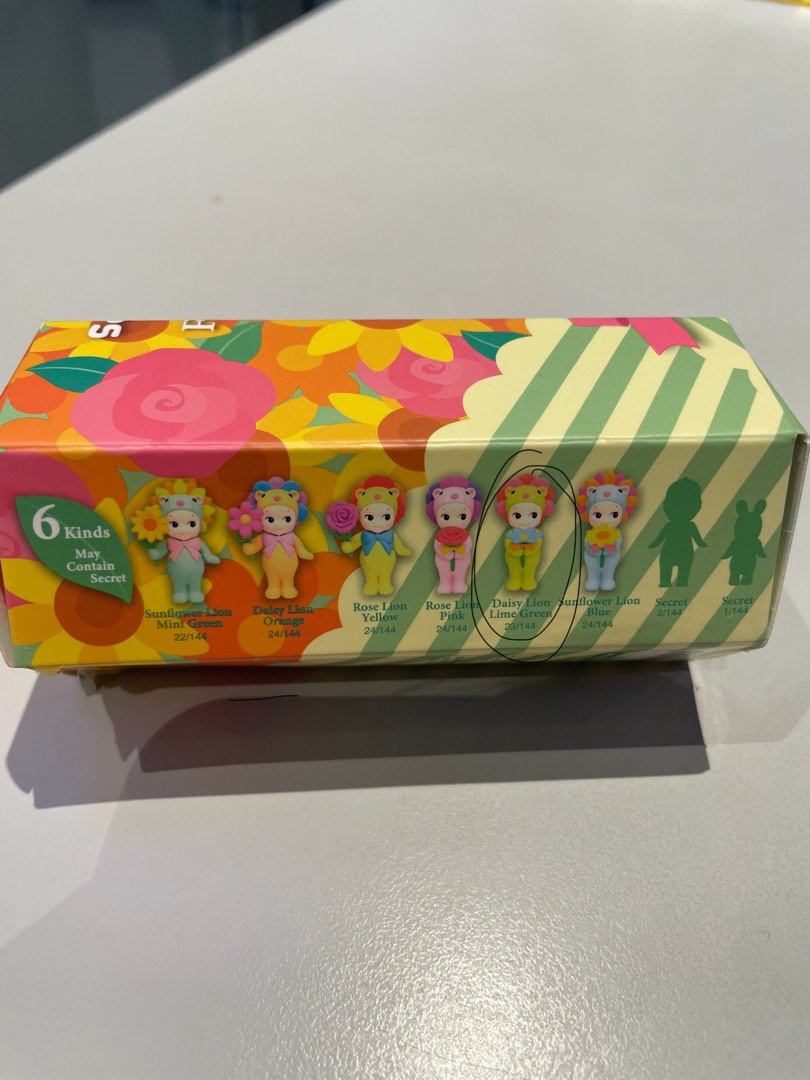 Sonny Angel Flower Series - Daisy Lion Lime Green, Hobbies & Toys, Toys & Games on Carousell