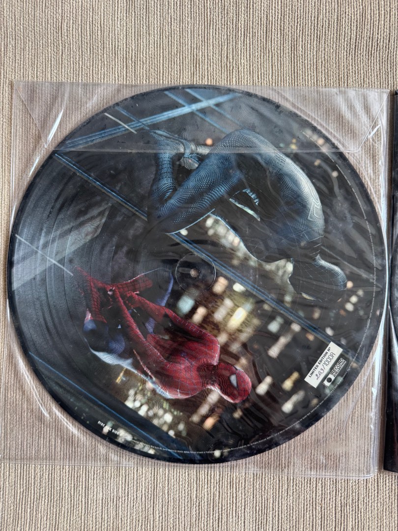 Spider-Man 3 Soundtrack Vinyl Record - Limited Edition, Hobbies & Toys ...