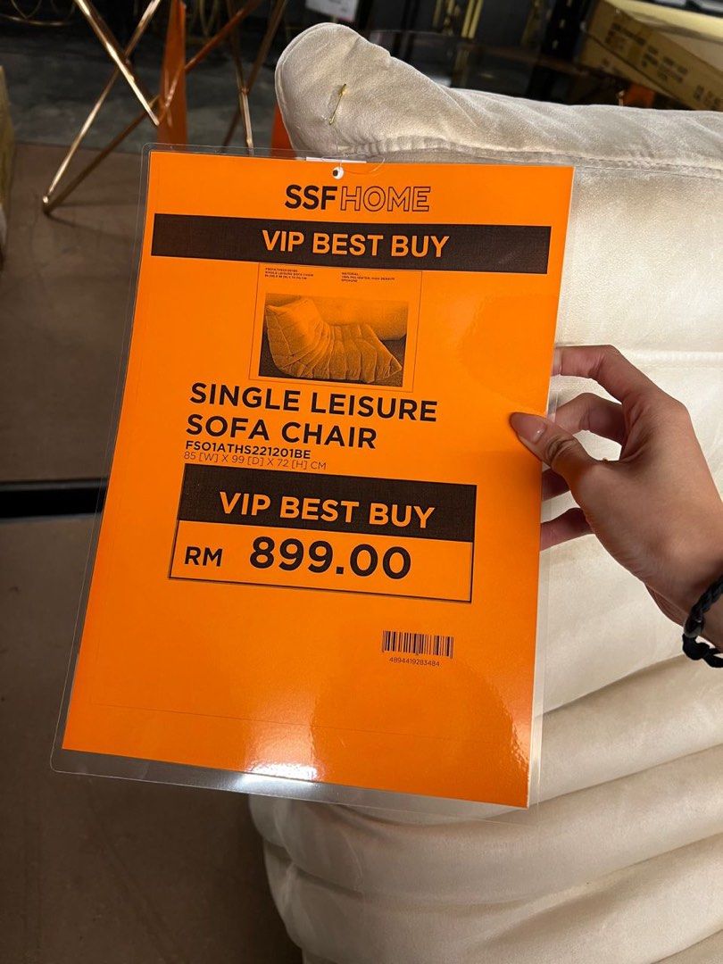 SSF Toga Chair (Cream), Furniture & Home Living, Furniture, Chairs on ...