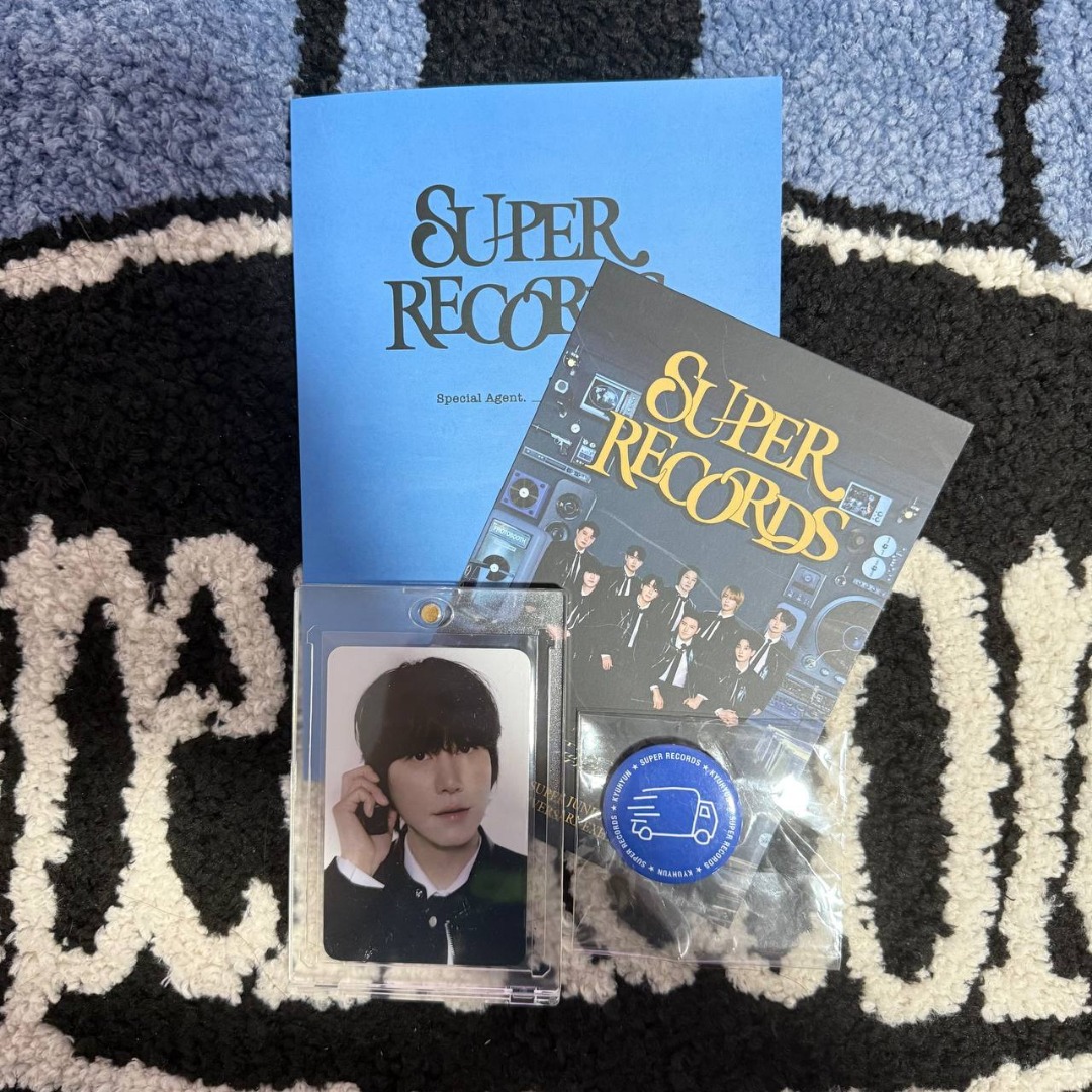 SUPER JUNIOR SUPER RECORDS ATTENDEE BENEFIT KYUHYUN PHOTOCARD, Hobbies ...