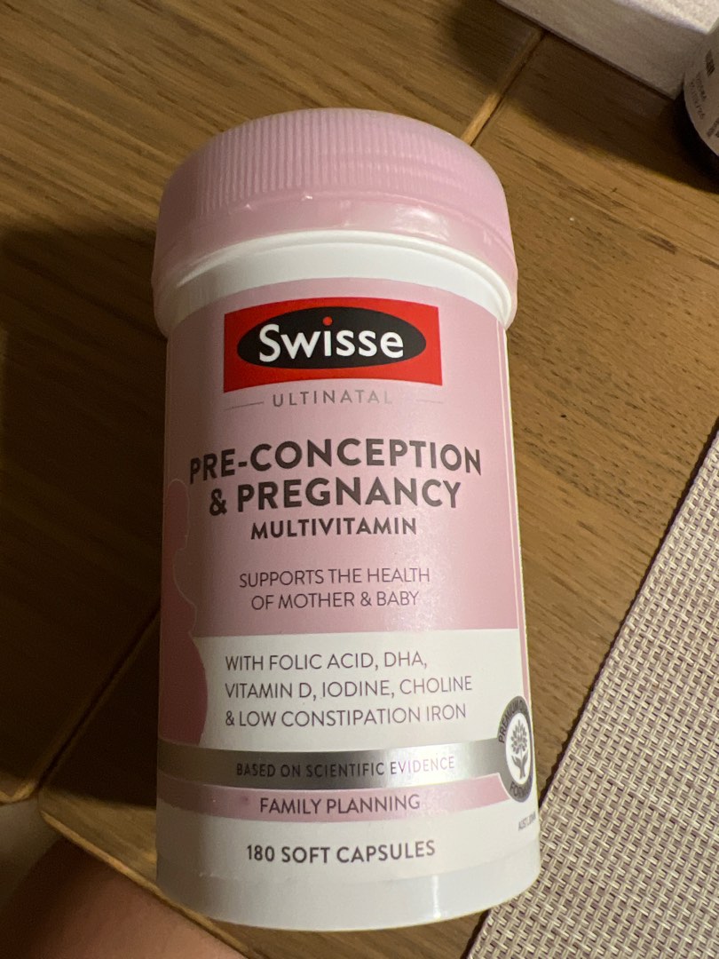 Swisse Ultinatal Pre-Conception & Pregnancy Multivitamin, Health ...