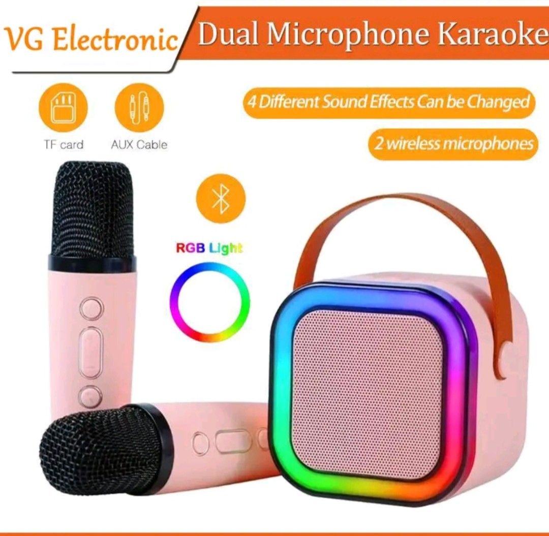 VG Electronic Dual Microphone Karaoke System, Audio, Soundbars ...