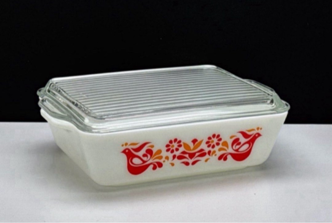 Vintage Pyrex Friendship Refrigerator Rectangular Dish 1.2QT Made in ...