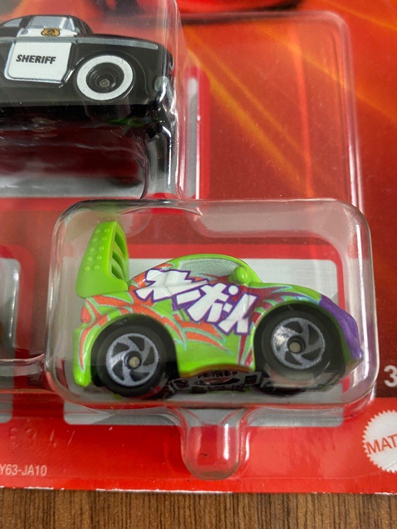 Wingo Sheriff Mater Mini Cars Racers 3 Pack, Hobbies & Toys, Toys ...