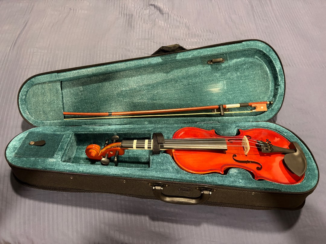 Zeta V1-1/2 Violin with Case and Accessories, Hobbies & Toys, Musical ...