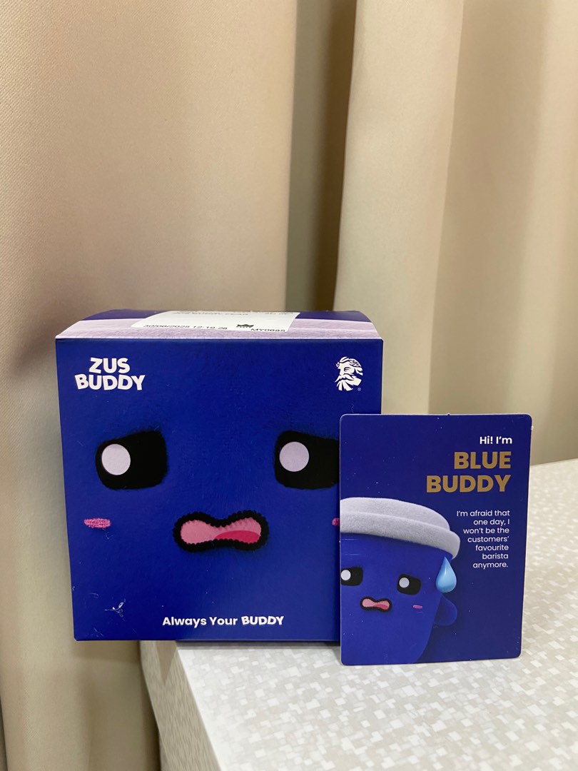 ZUS Blue Buddy Fear Plush Keychain, Hobbies & Toys, Toys & Games on ...