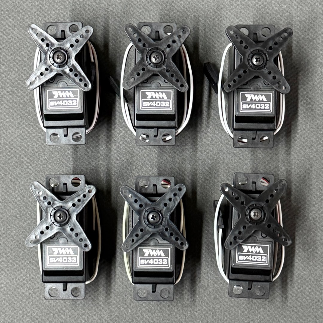 6pcs TWM SV4032 (=Futaba S3003) 4.1kg/0.19sec/6V Standard Size Servo 標準 ...