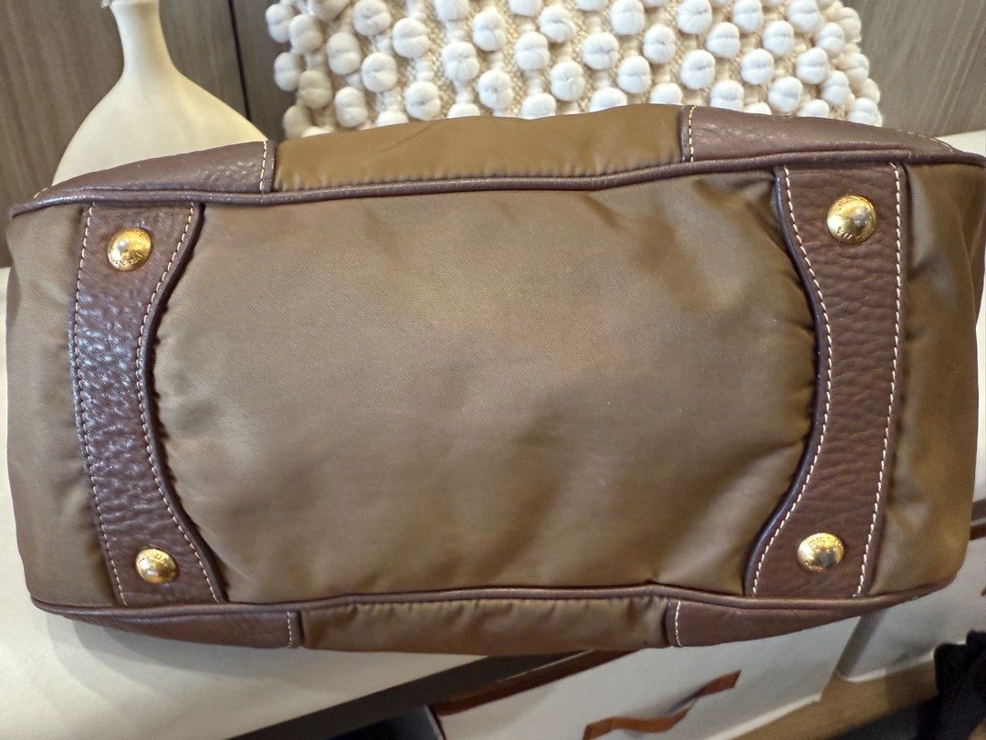 💯% Authentic Prada Nylon Brown Bag- clearance sale, Luxury, Bags ...