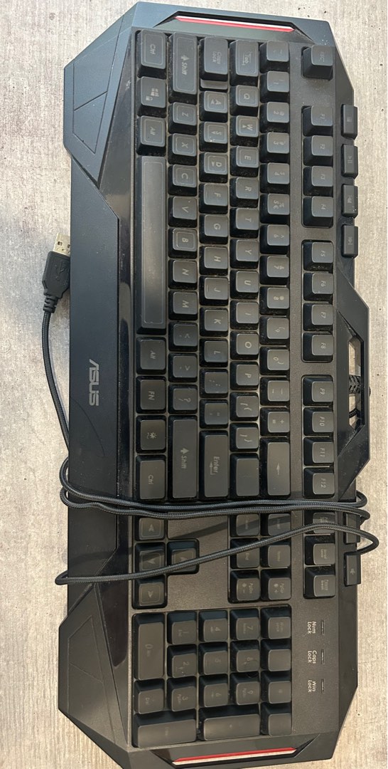ASUS Gaming Keyboard LED, Computers & Tech, Parts & Accessories ...