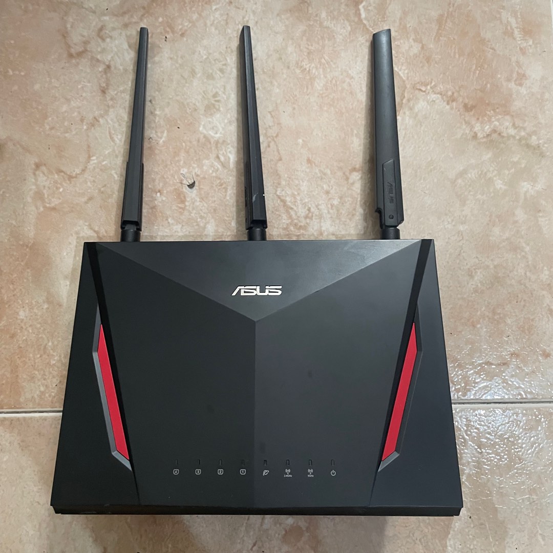 Asus Router RT-AC86U, Computers & Tech, Parts & Accessories, Networking ...