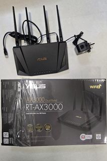 ASUS AX3000 Dual Band RT-AX3000P WiFi 6 Router, Computers & Tech, Parts ...