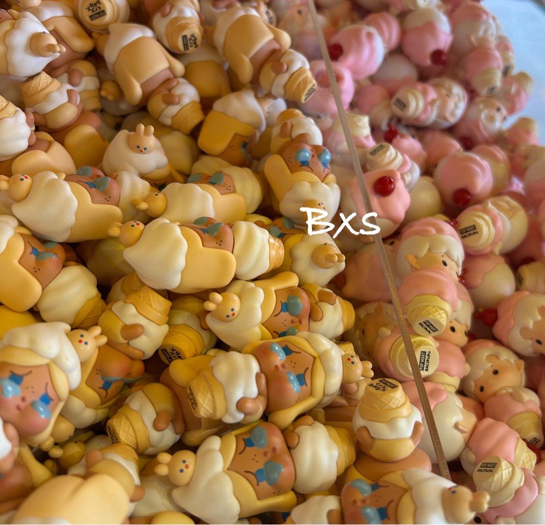 Authentic popmart POP Bean Popbean crybaby / Hacipupu ice cream mini ...