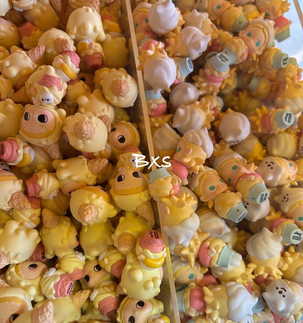 Authentic popmart POP Bean Popbean Polar / Nyota ice cream mini figure ...