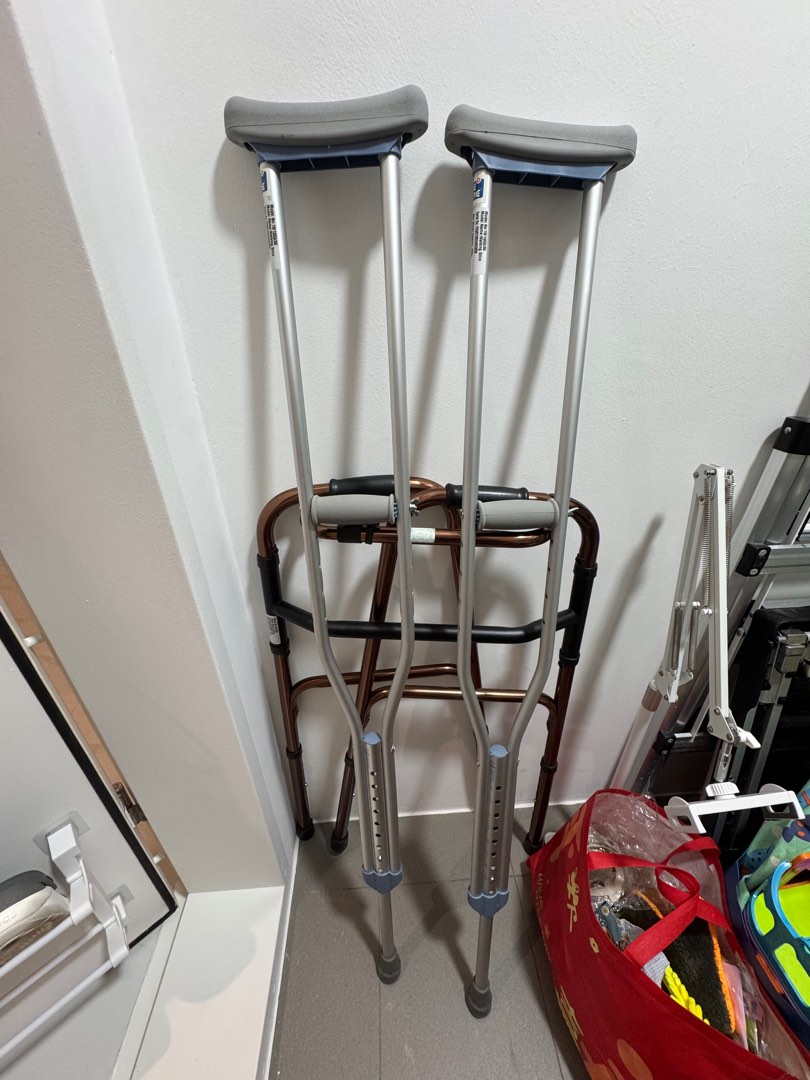 [BLESS] Crutches & Walking Frame, Health & Nutrition, Assistive ...