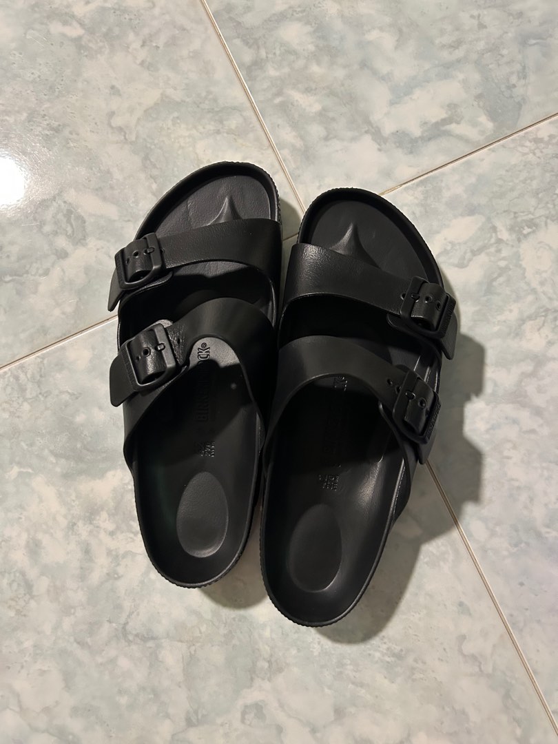 BN Birkenstock MALE Arizona EVA Black Sandals Rubber - size 42 Birks ...