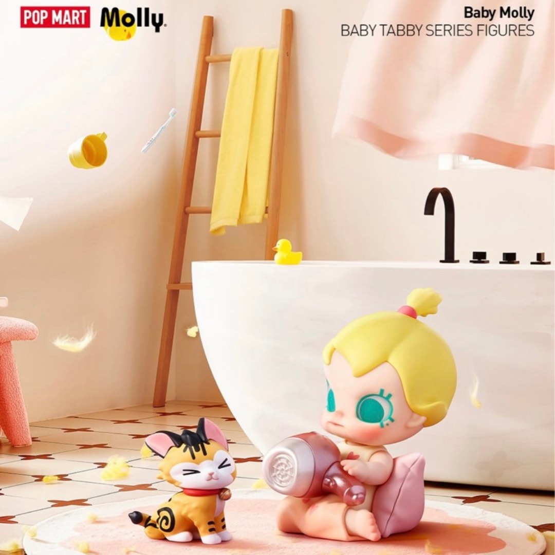 BNIB - Face the Storm POP MART Baby Molly & Baby Tabby Series Figures, Hobbies & Toys, Toys ...