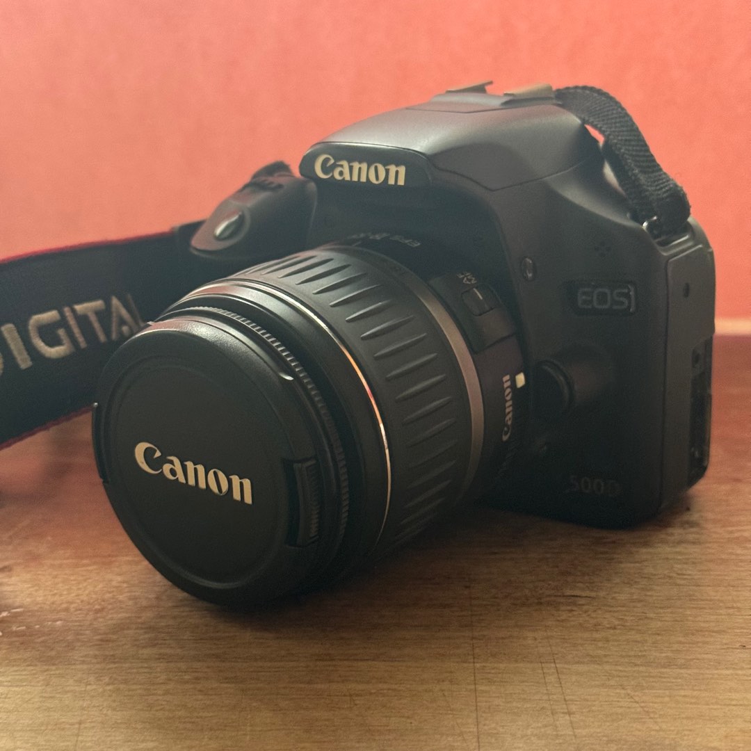 Canon EOS 500D DSLR Camera with Accessories, Photography, Cameras on ...