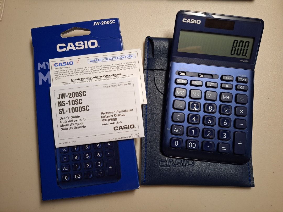 Casio Calculator JW200SC, Everything Else, Others on Carousell