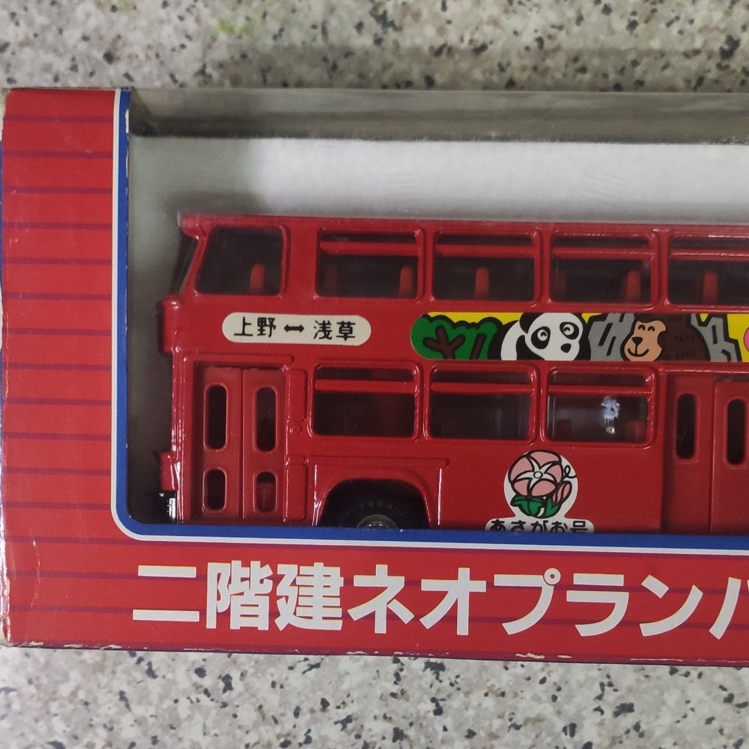 Diapet Double Decker Neoplan Bus B-09 上野-淺草雙層巴士絕版模型 1:60 ( Yonezawa ...