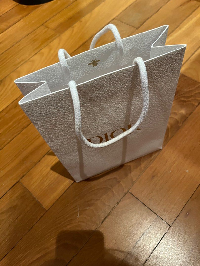 Dior Gift Bag - White, Luxury, Bags & Wallets on Carousell