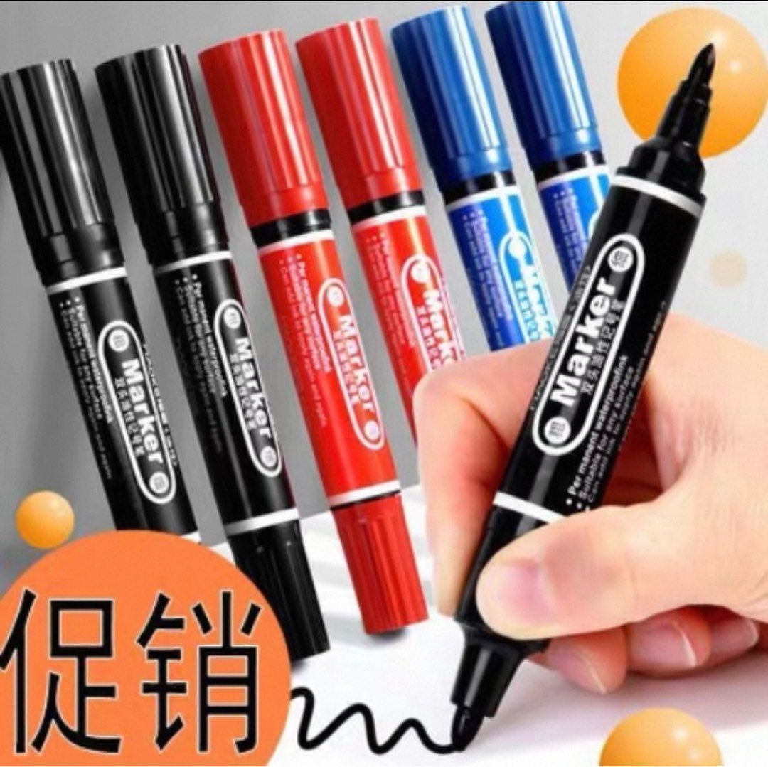 Double-Headed Marker Pen, Hobbies & Toys, Stationery & Craft, Other ...