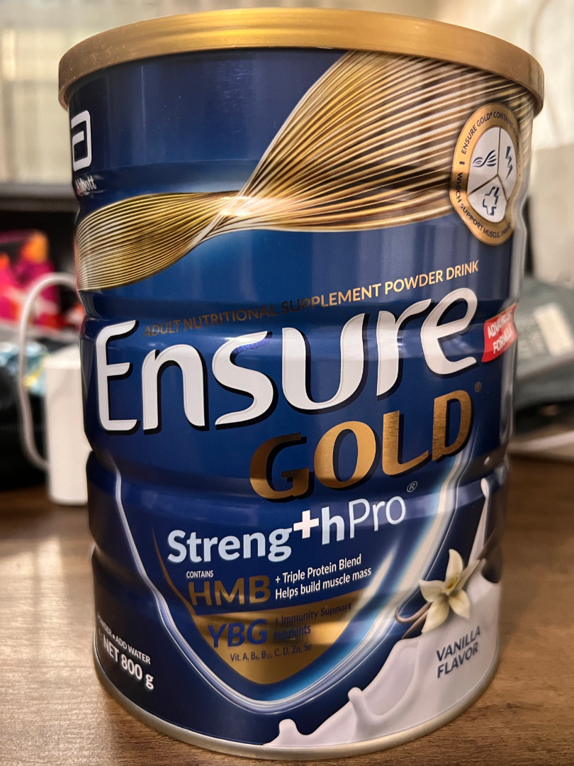 Ensure Gold with Streng+hPro Vanilla 800G, Health & Nutrition, Health ...