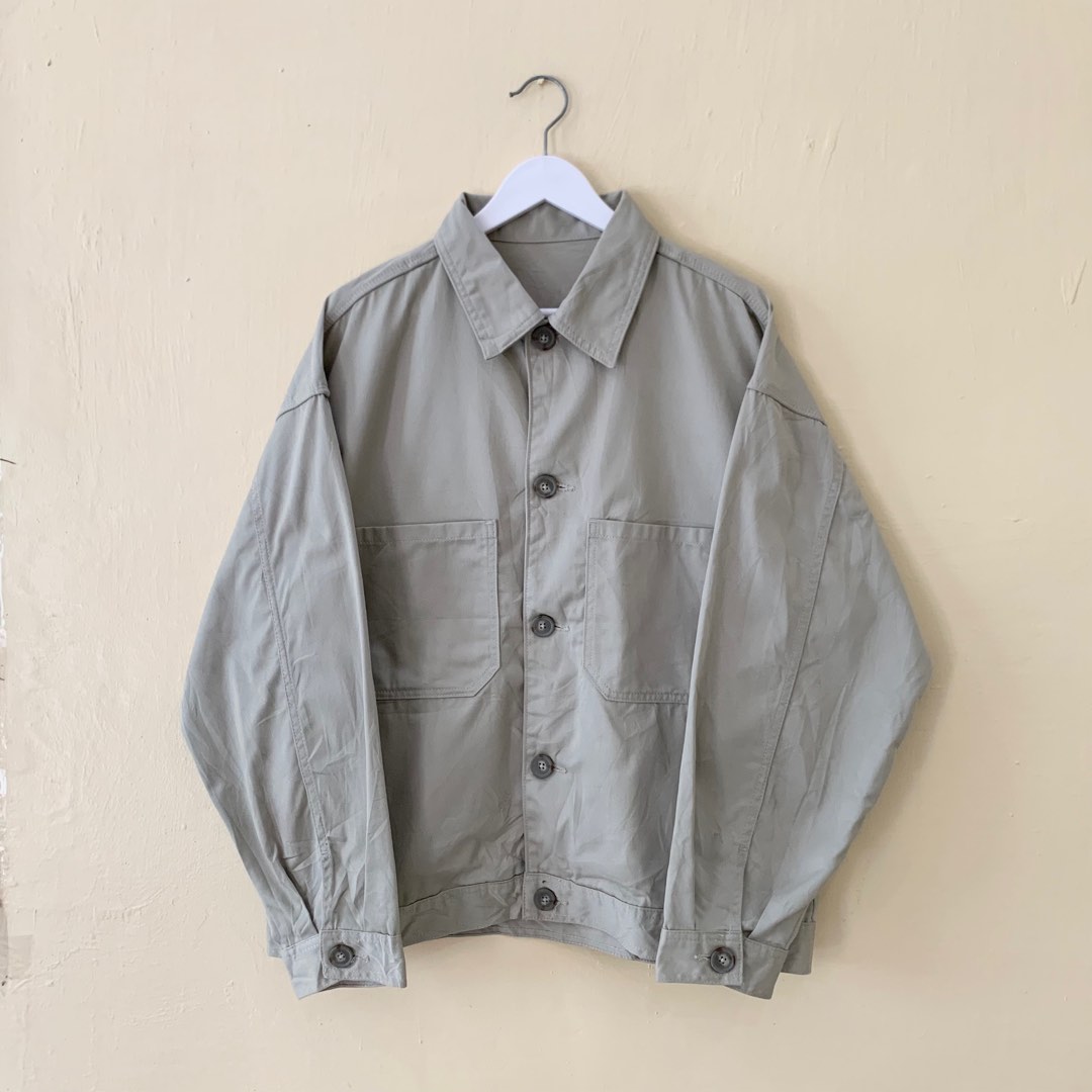 GU Chef Jacket, Men's Fashion, Coats, Jackets and Outerwear on Carousell