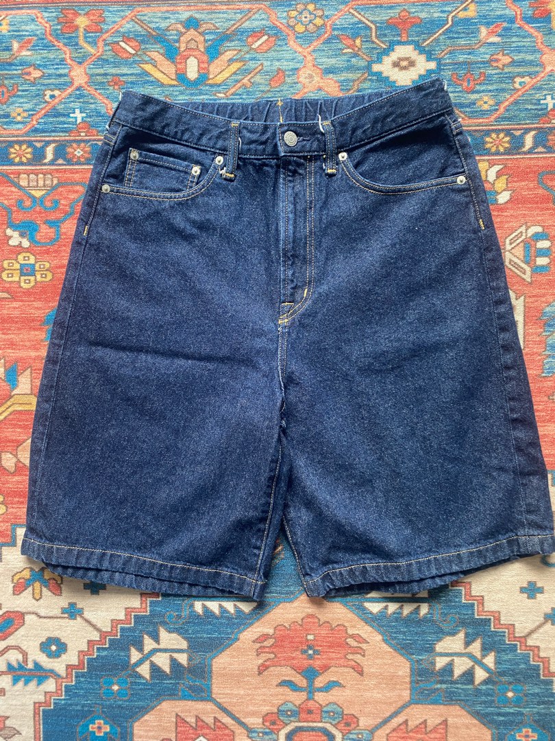 Gu Japan Jorts Jeans, Men's Fashion, Bottoms, Shorts on Carousell
